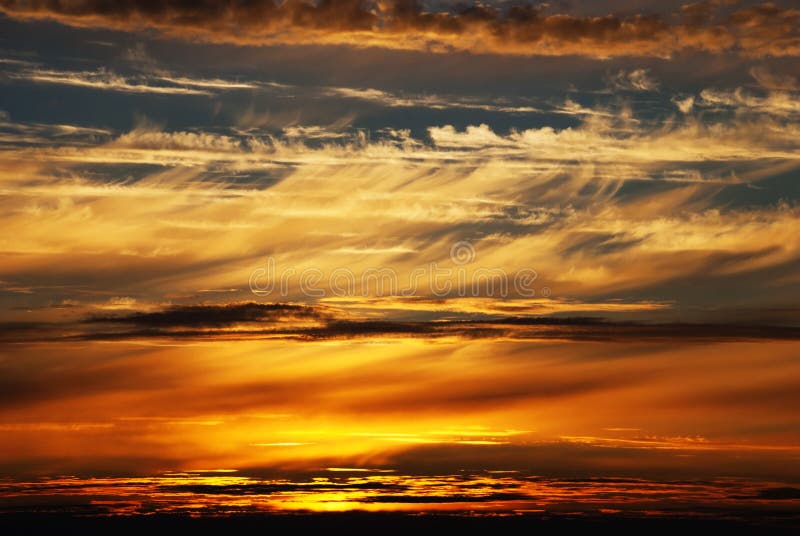 Sky in the Sundown stock image. Image of recreation, natural - 33335637