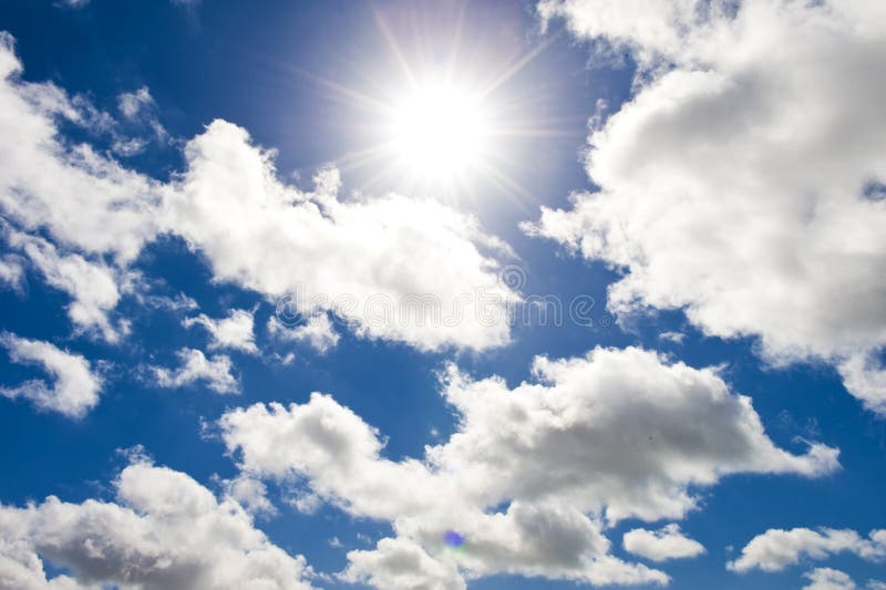 Sky and sunray stock image. Image of summer, sunbeam - 13104049