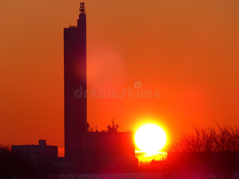 Sky, Sunrise, Heat, Afterglow Stock Image - Image of skyline, sunset ...