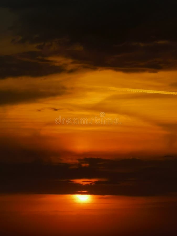 Sky, Sunset, Cloud Scape, Amazing Colours Stock Image - Image of scape ...