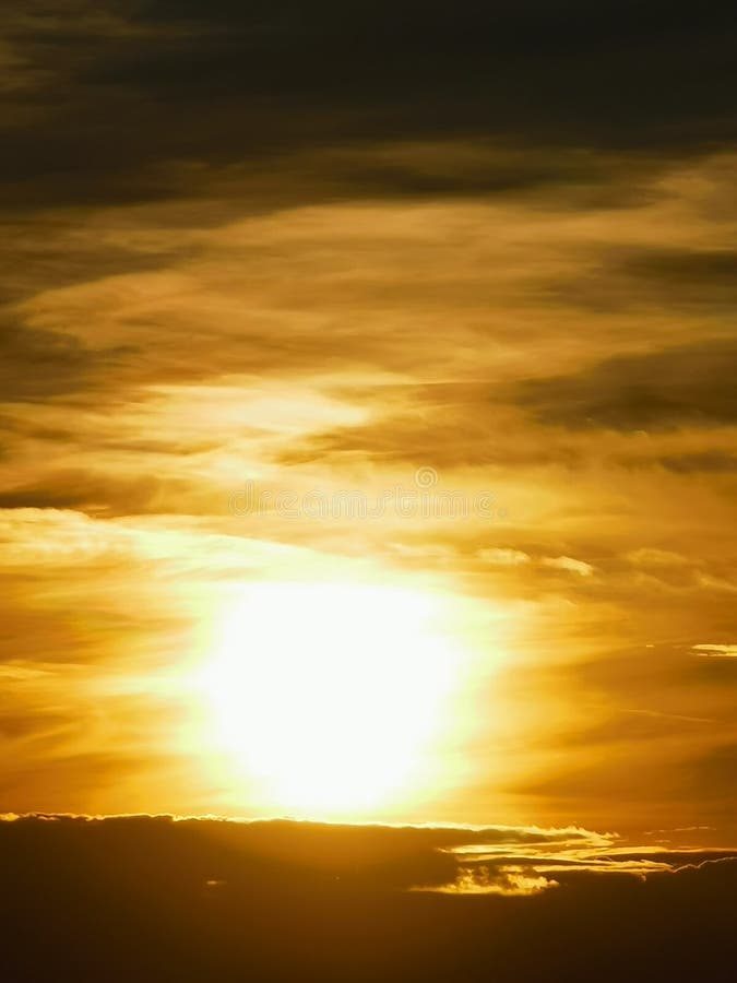 Sky, sunset, cloud scape stock photo. Image of cloud - 194851558