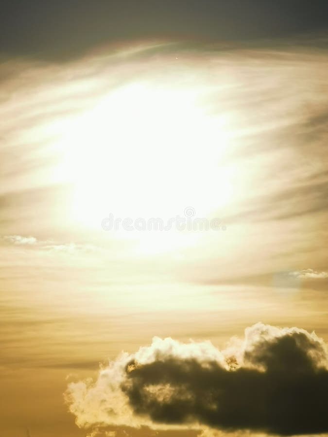Sky, sunset, cloud scape stock photo. Image of evening - 194851570