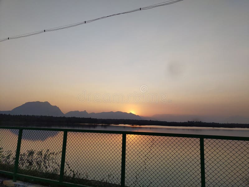 Sky Sunset Hills Evening Sun Stock Photo - Image of hills, sunset ...