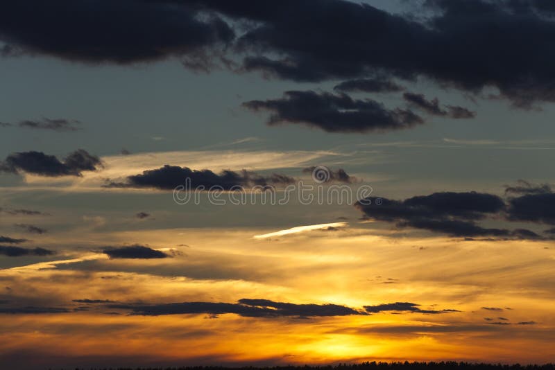 The sky, sunset stock photo. Image of outdoors, dreamlike - 61155900