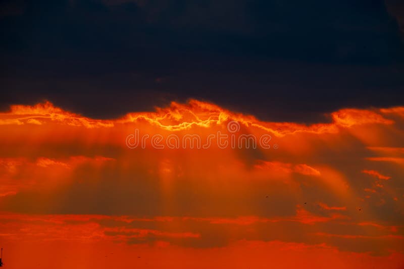 Sky in sunset stock image. Image of evening, abstract - 315940827