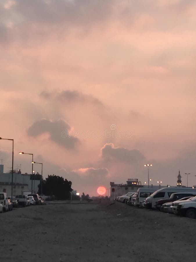 Sky Sunset Sun Evening Night Stock Photo - Image of night ...