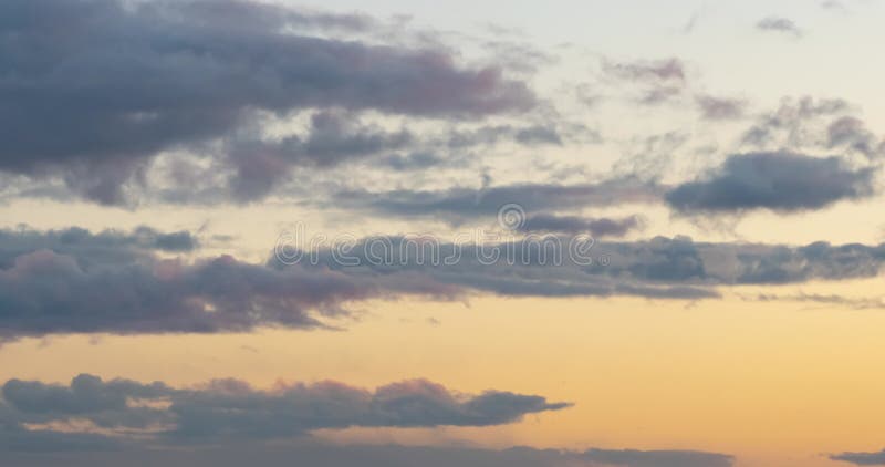 Sky Sunset Time Lapse Background. Clouds Running. Stock Video - Video ...