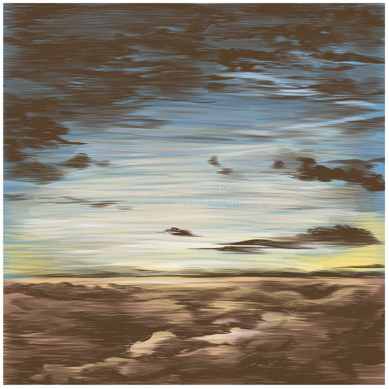 Sky stock vector. Illustration of design, pencil, flight - 114735970