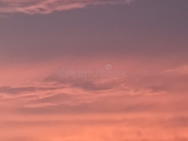 The Sky at Sunset is Very Beautiful To Look at Stock Image - Image of ...