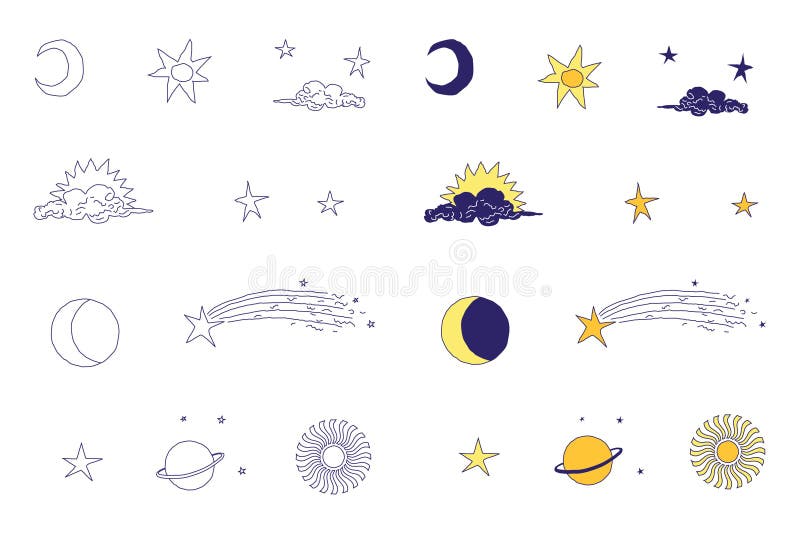 Objects In The Sky Clipart Images