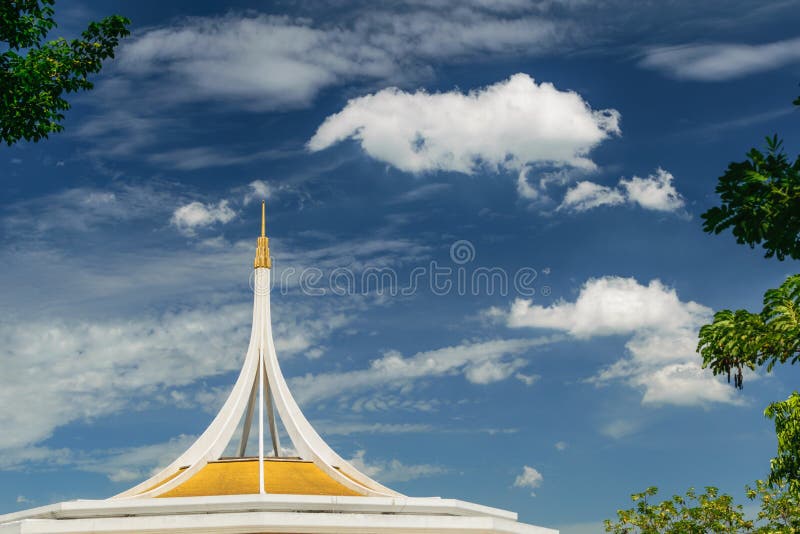 Sky and Temple stock photo. Image of east, holy, asia - 55793604