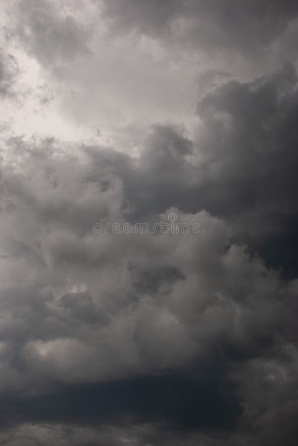 Cloudy Sky with Rare Clouds Stock Image - Image of dramatic, climate ...