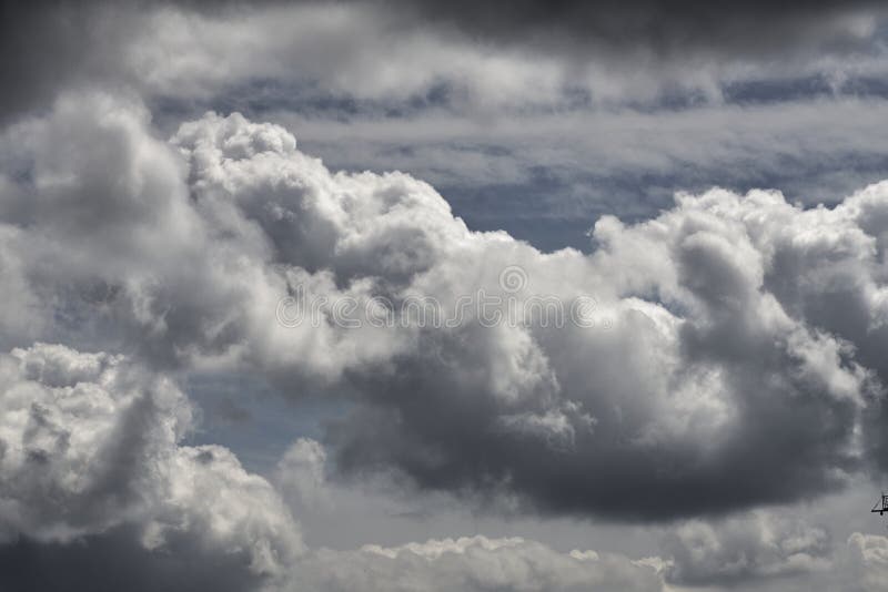 The Sky during a Thunderstorm Stock Photo - Image of stormy, dark ...