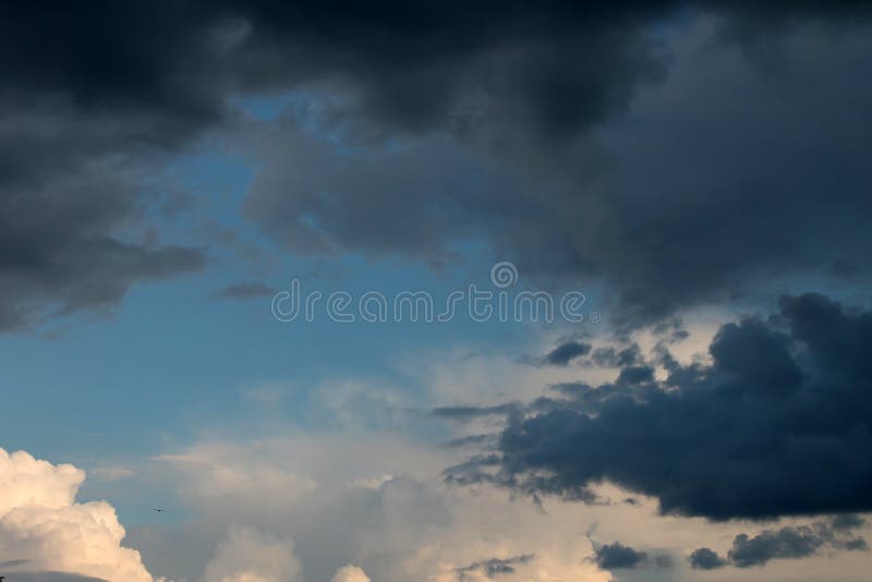 The Sky during a Thunderstorm Stock Image - Image of clouds, hurricane ...