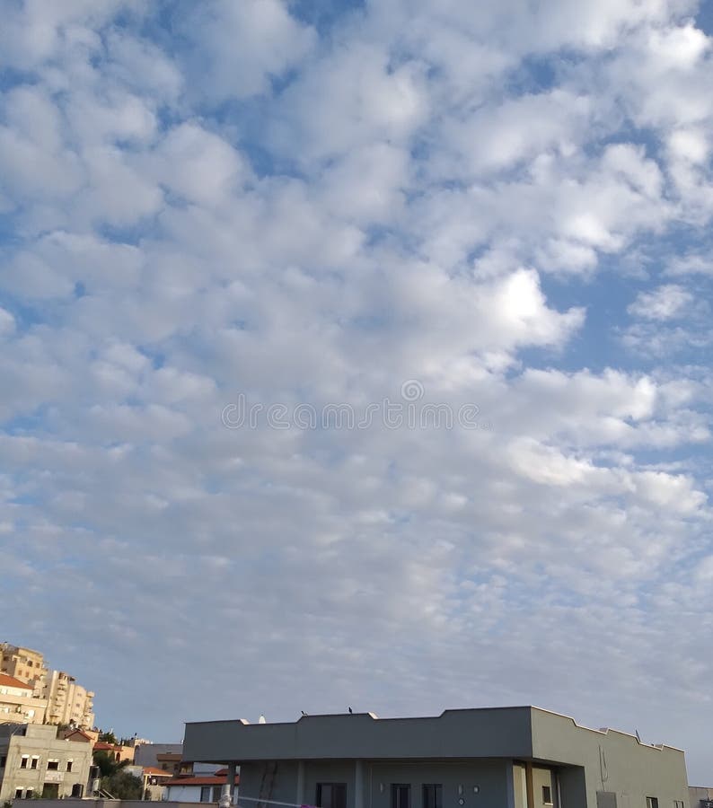 Sky Time Nice View of Clouded Stock Image - Image of cloud, night ...