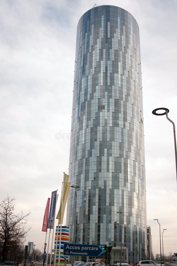 Bucharest Sky Tower editorial image. Image of bucharest - 86307975