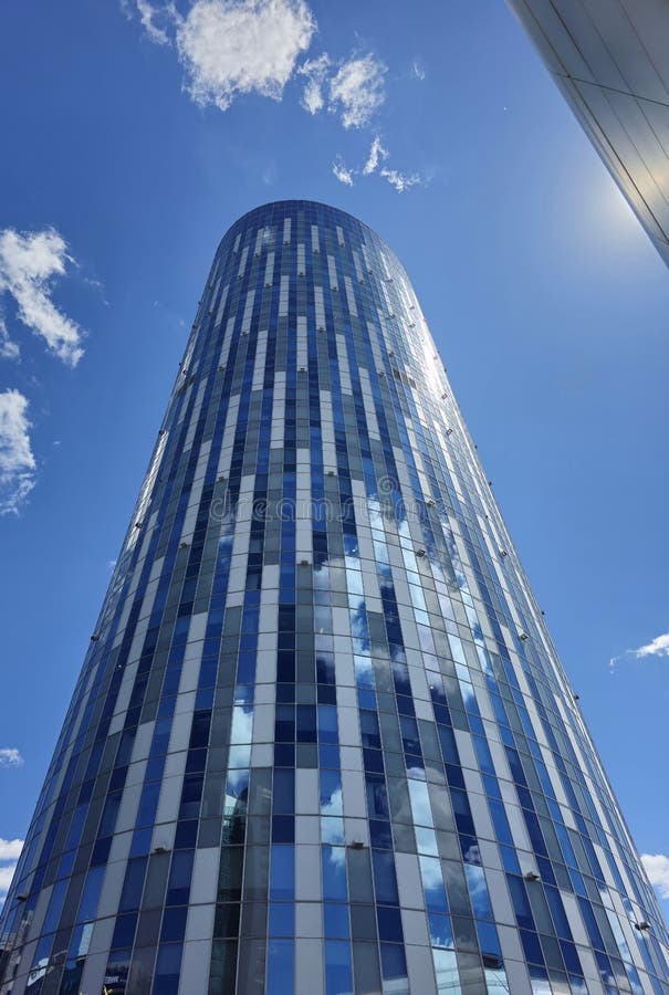 Sky Tower Building in Bucharest Stock Photo - Image of building, tower ...