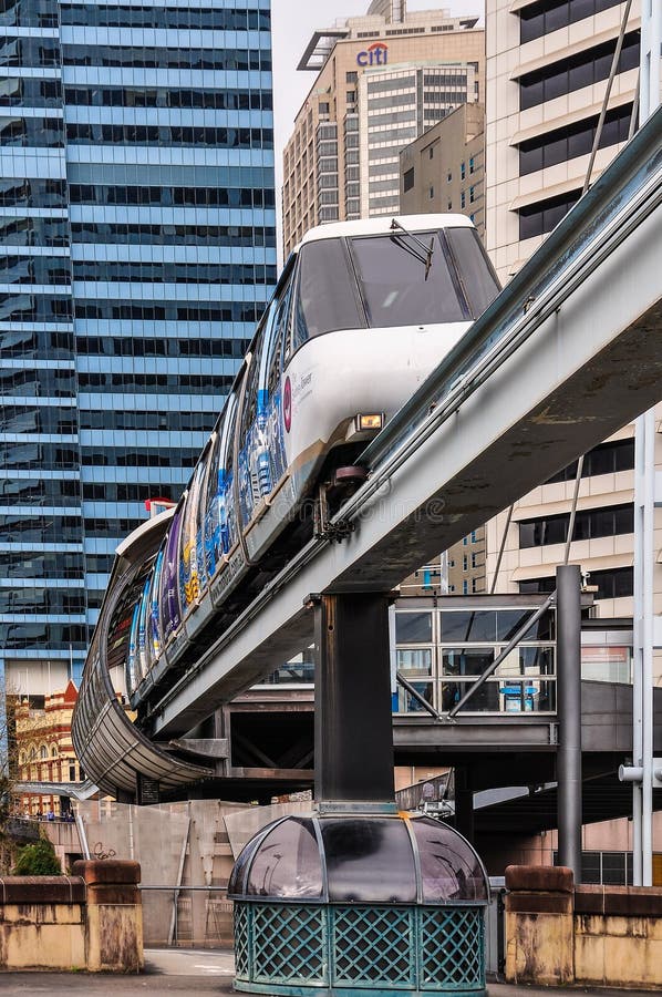 Sky Train in Darling Harbour in Sydney, Australia Editorial Stock Photo ...
