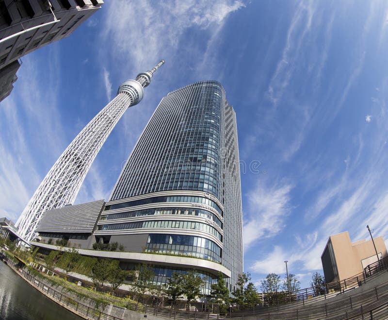 Sky tree tokyo editorial photo. Image of office, building - 46531241
