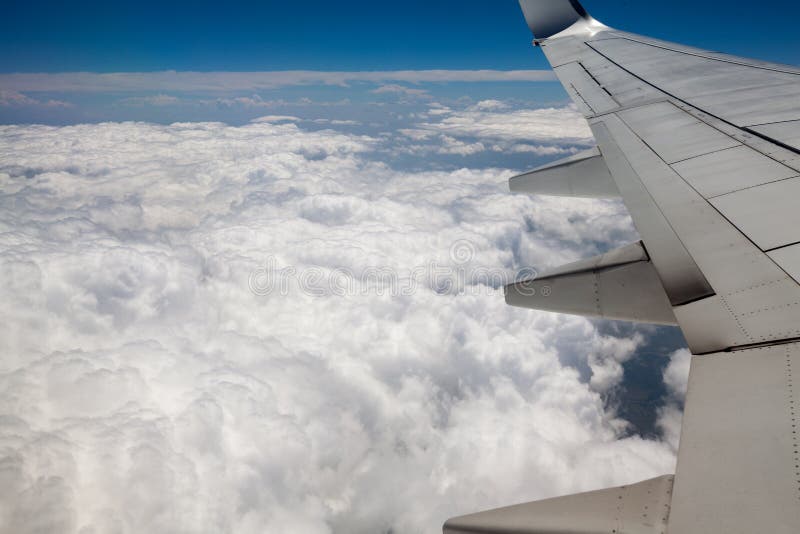 Sky View from Airplane Window Stock Photo - Image of clouds, view: 44313194