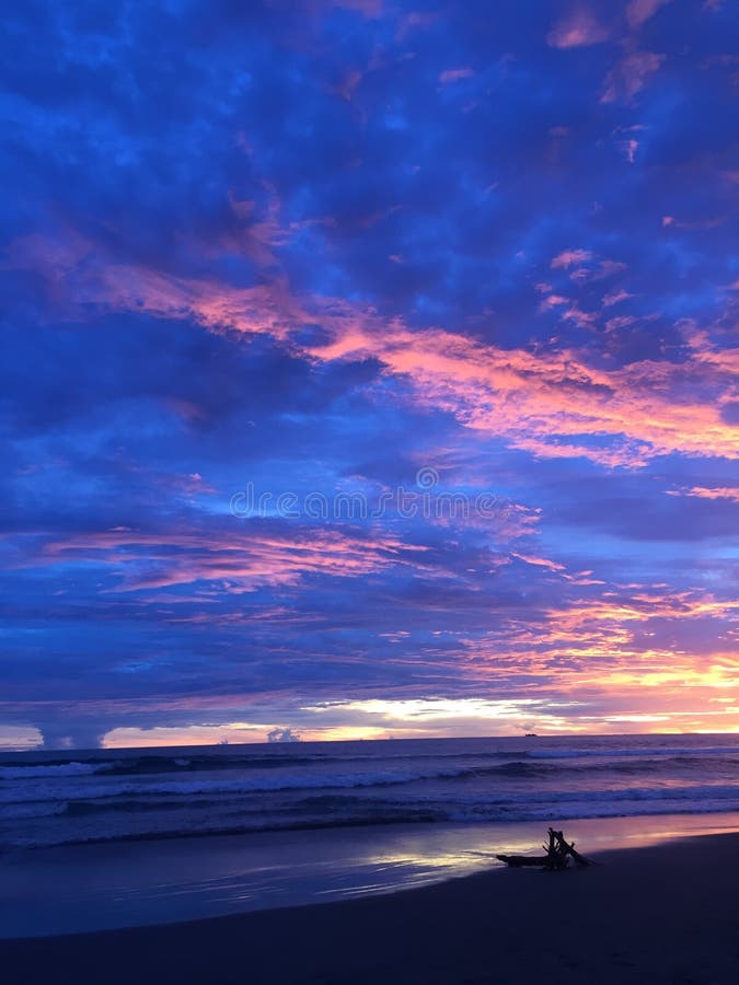 Sky View at Beach Panjang Bengkulu Stock Image - Image of beach, ocean ...