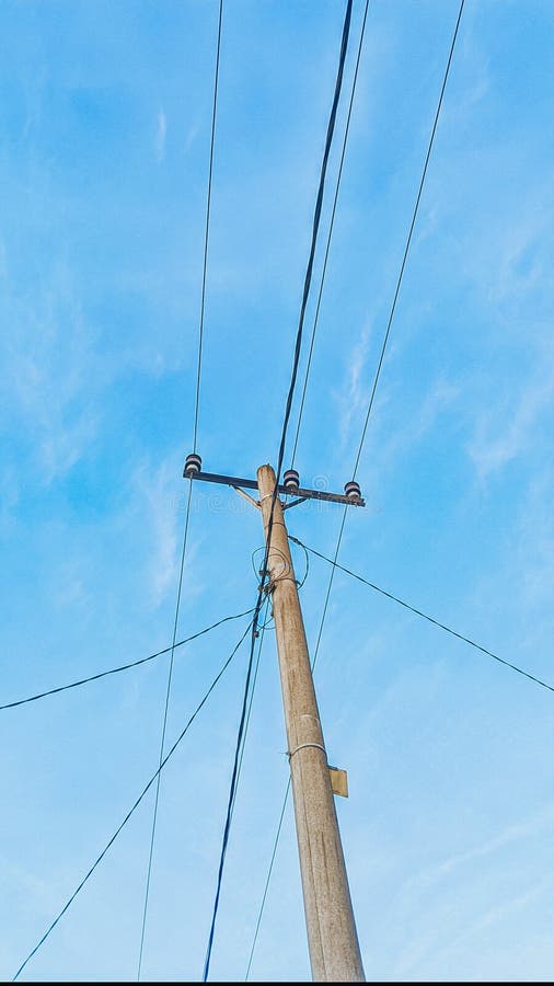 507 Sky View Beautiful Electric Poles Stock Photos - Free & Royalty ...