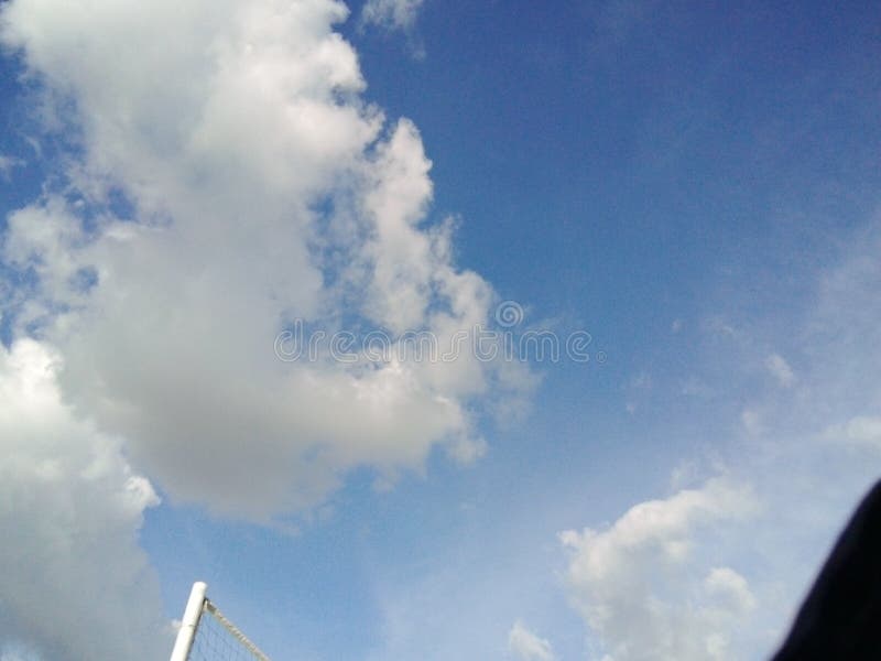 Sky view clouds stock photo. Image of vollyball, view - 242589802