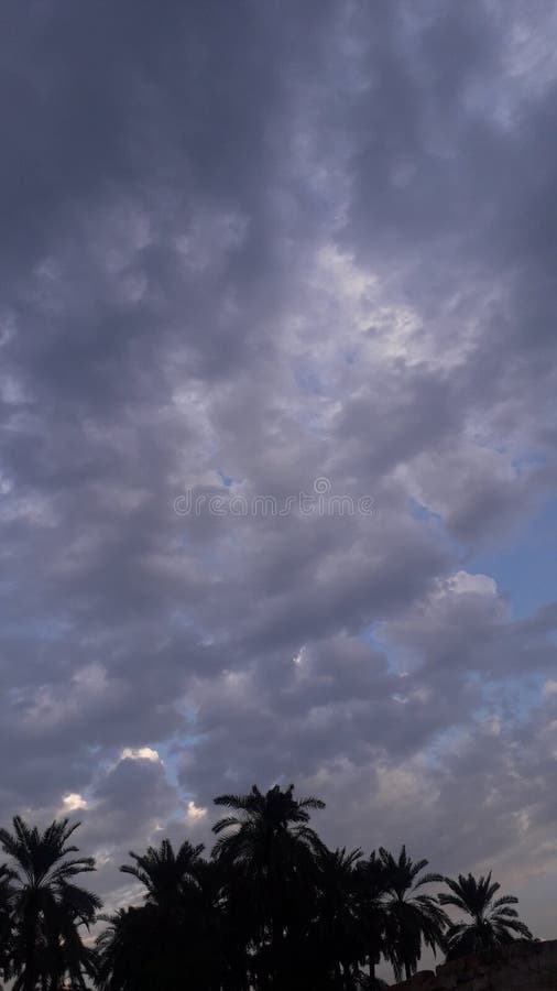 Sky view in cloudy season stock photo. Image of darkness - 193383938