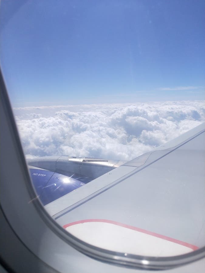 Sky View from Indigo Flight Stock Image - Image of airline, driving ...
