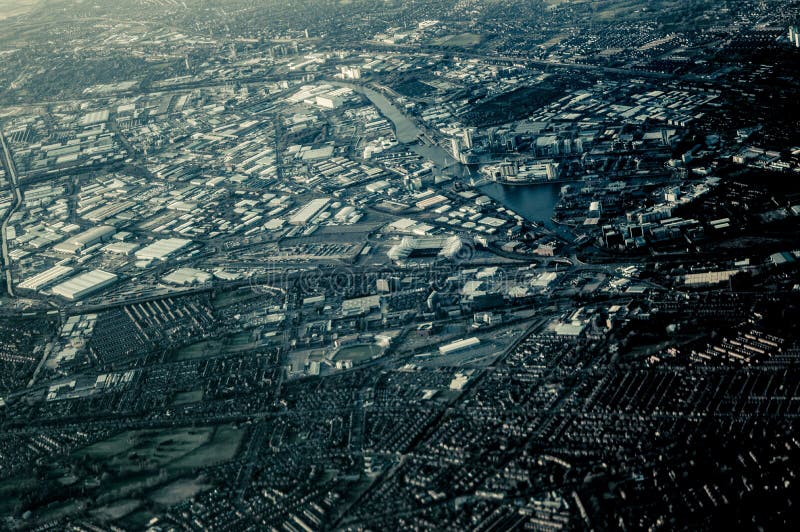 Sky view of Manchester stock image. Image of amazing - 51691887