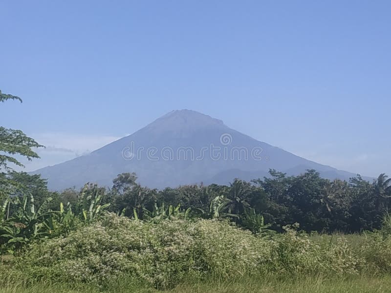 Sky View Mountain Sumbing from Indonesia Stock Image - Image of sumbing ...