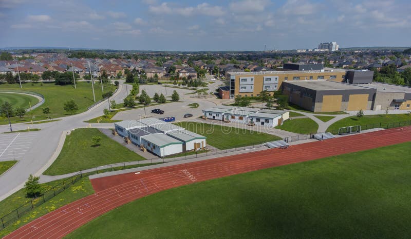 Sky view of a racetrack stock image. Image of sprint - 224090071