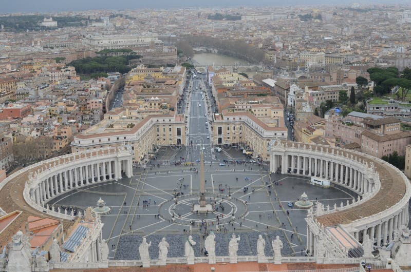 Panoramic View of Vatican City Stock Photo - Image of panorama ...