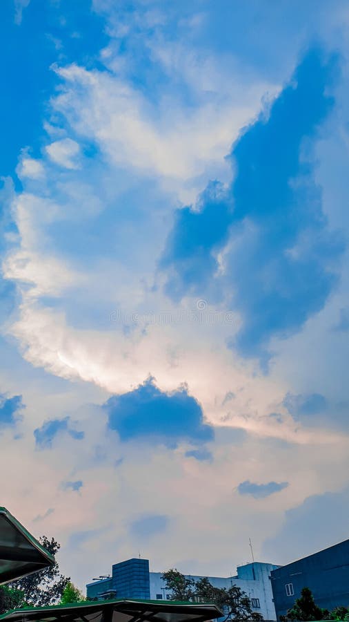 Sky view at work stock photo. Image of garden, beatiful - 277400154