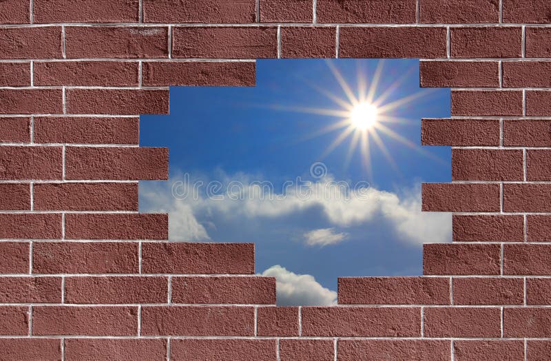 Break In The Wall With Protruding Electrical Wires, Electric Wire ...