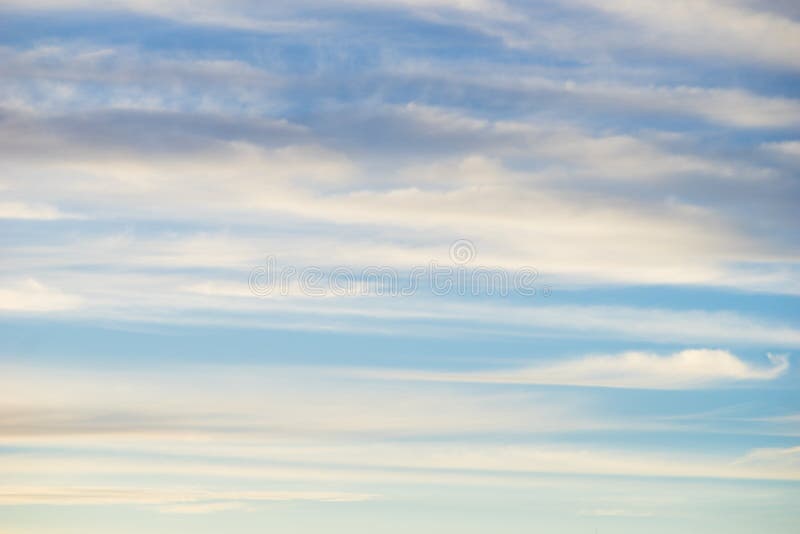A Sky of Wispy High Altitude Cloud Stock Image - Image of skies ...