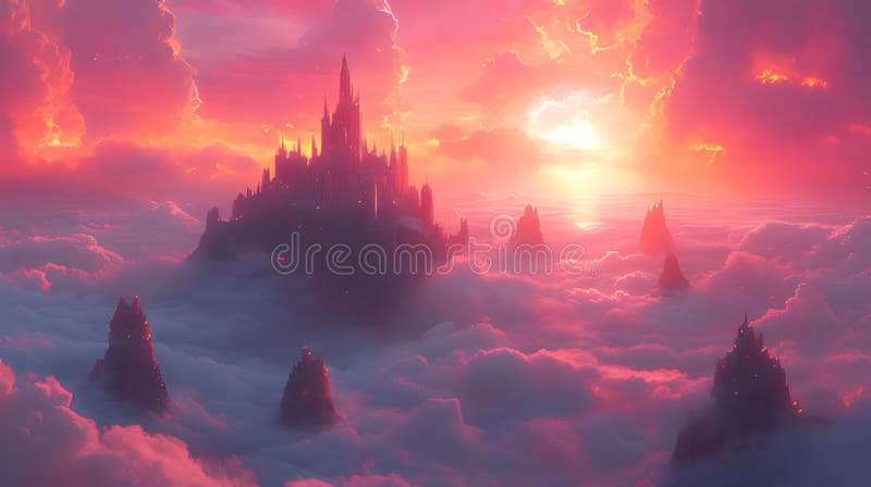 Skybound Castle Stock Illustrations – 14 Skybound Castle Stock ...