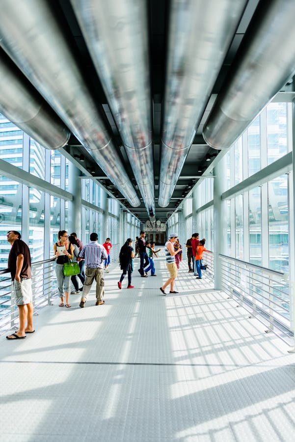 Skybridge of Petronas Towers Editorial Stock Image - Image of design ...