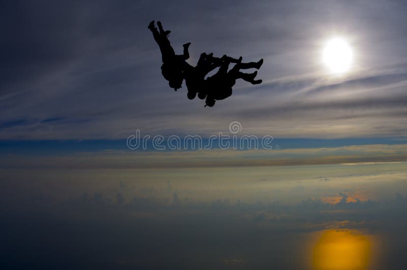 Skydive stock image. Image of extremesports, parachuting - 43365797