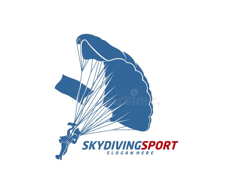 Skydiving Logo Stock Illustrations – 980 Skydiving Logo Stock ...