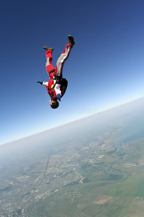 Skydiving photo. stock image. Image of high, parachute - 25917285