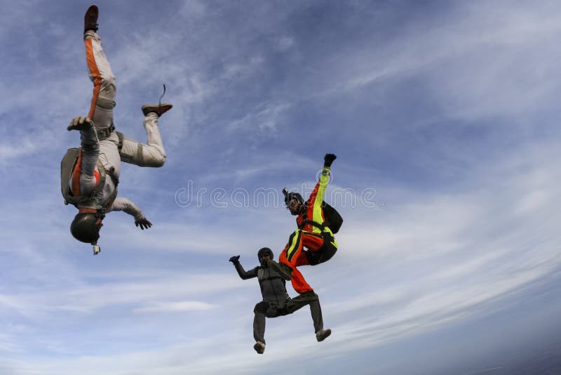 Skydiving photo. stock image. Image of sport, falling - 28118943