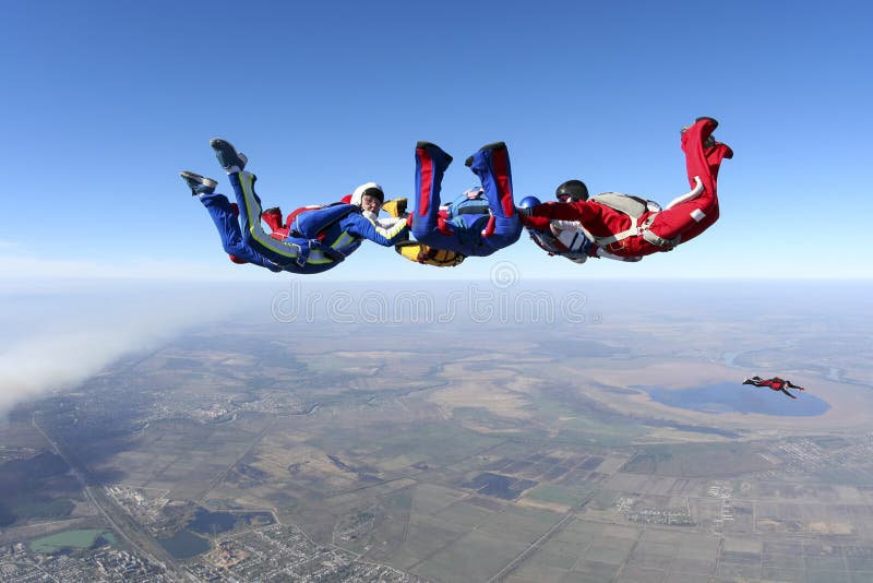 Skydiver in action stock photo. Image of skill, skydiving - 54349066