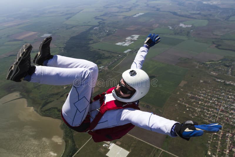 Skydiving photo. stock image. Image of parachute, hobbies - 38719769