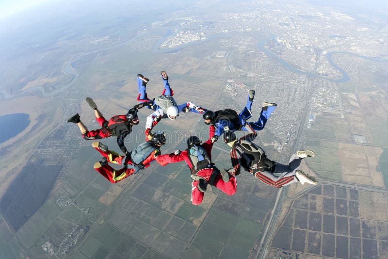 Skydiving photo. stock photo. Image of parachute, jumping - 66947260