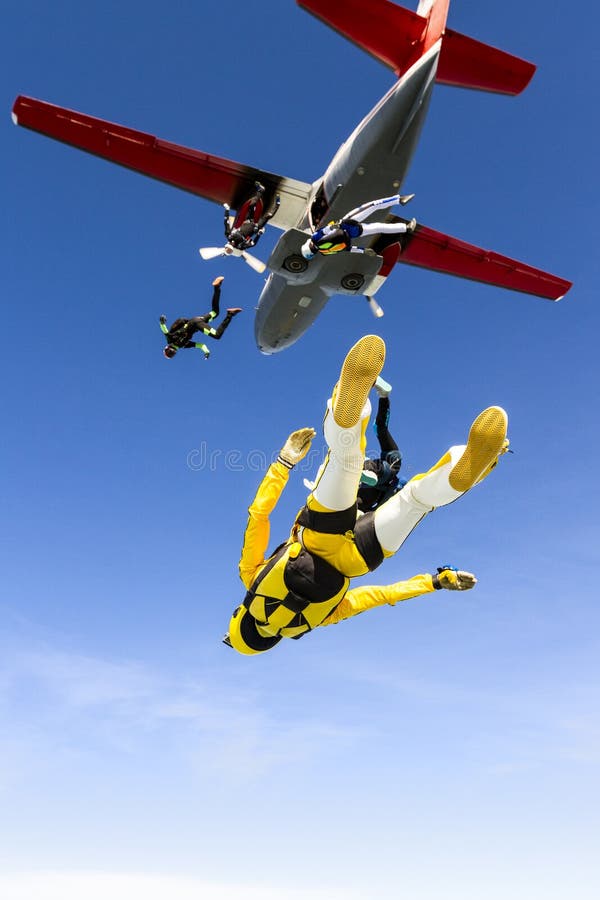 Skydiving photo. stock image. Image of sportsman, freedom - 46927483