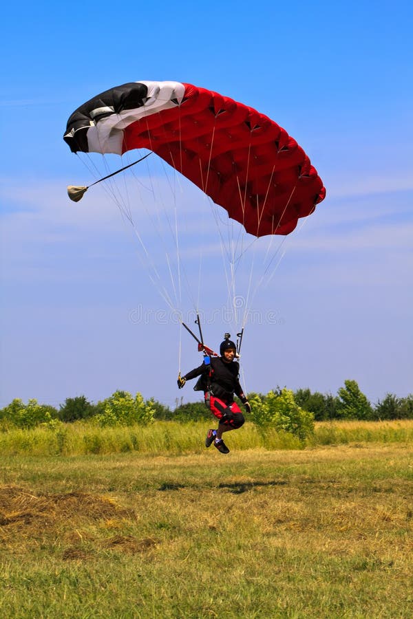 Skydiving Photo. the Concept of Active Recreation. Stock Photo - Image ...