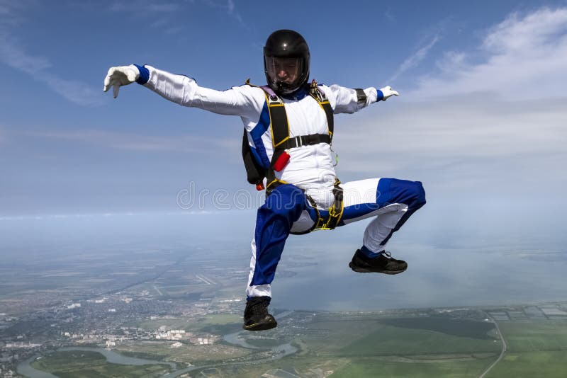 Skydiving photo. stock photo. Image of height, danger - 42969766