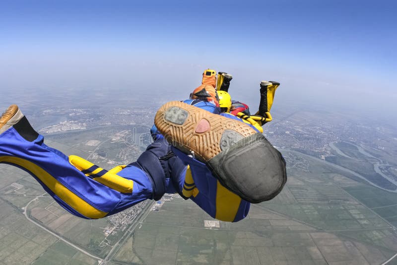 Skydiving photo. stock photo. Image of high, terminal - 42969676