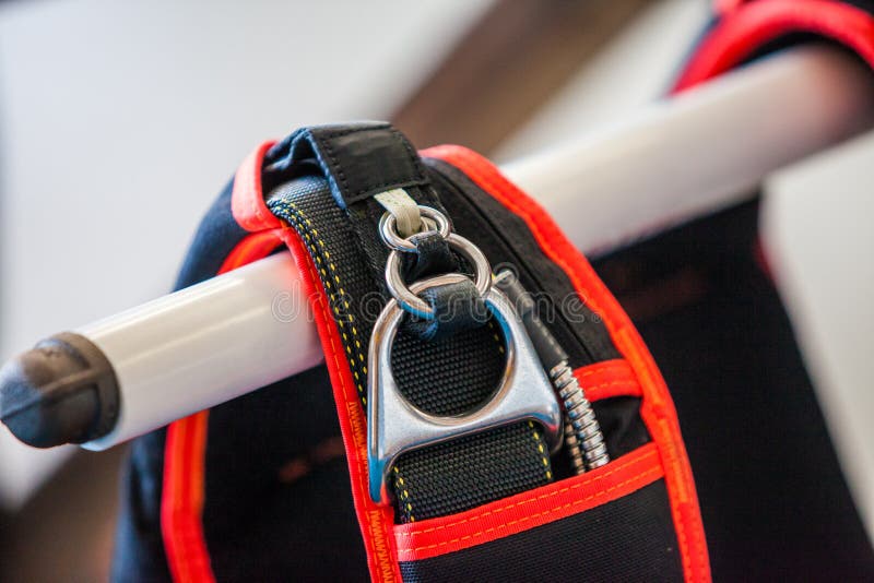 Skydiving rig stock photo. Image of handle, safety, deploy - 91364094